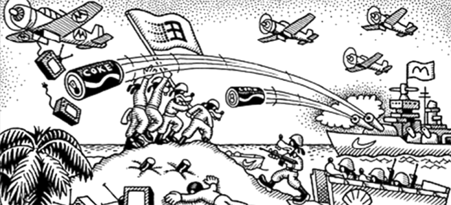 Invading new markets (1998) : la date et le sens du dessin d’Andy ...